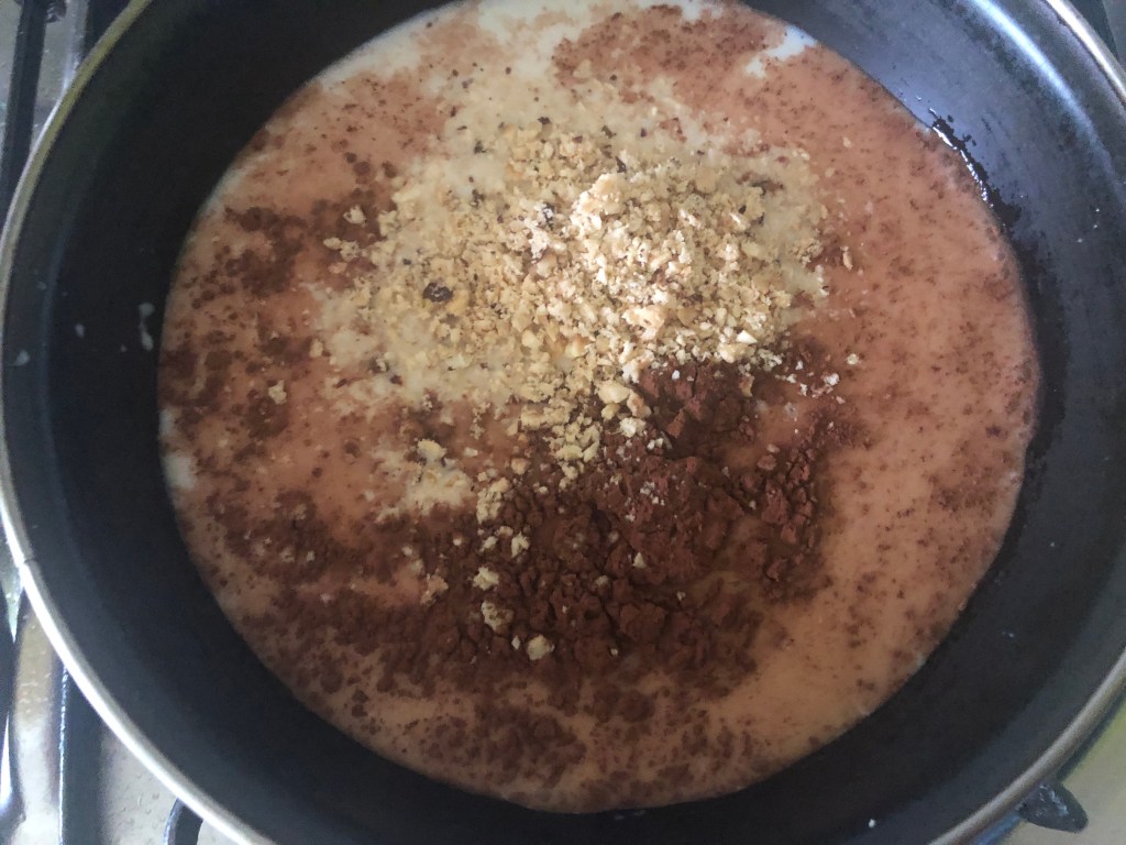 Quinoa pudding «Ferrero» y «Raffaello» – Una de col y otra de azúcar