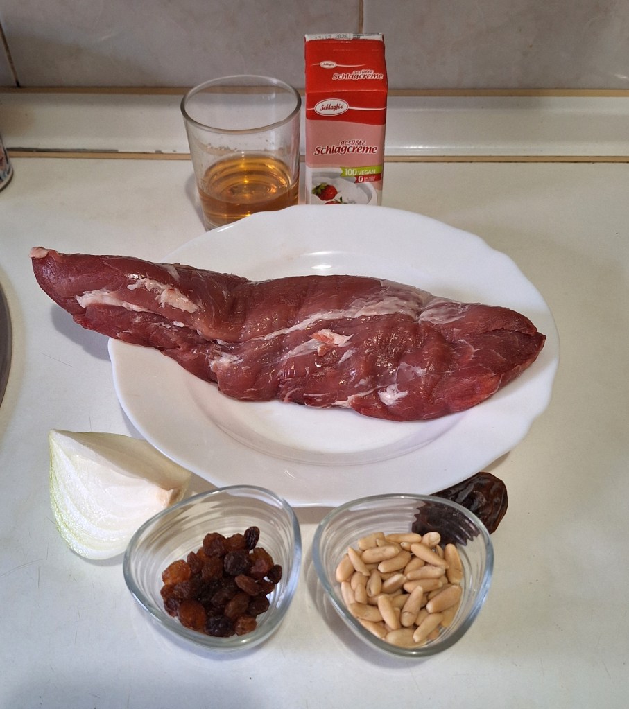 Solomillo en salsa dulce. – Una de col y otra de azúcar